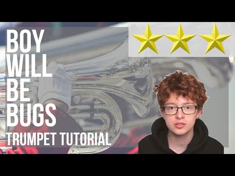 How to play Boy Will Be Bugs by Cavetown on Trumpet (Tutorial) - YouTube