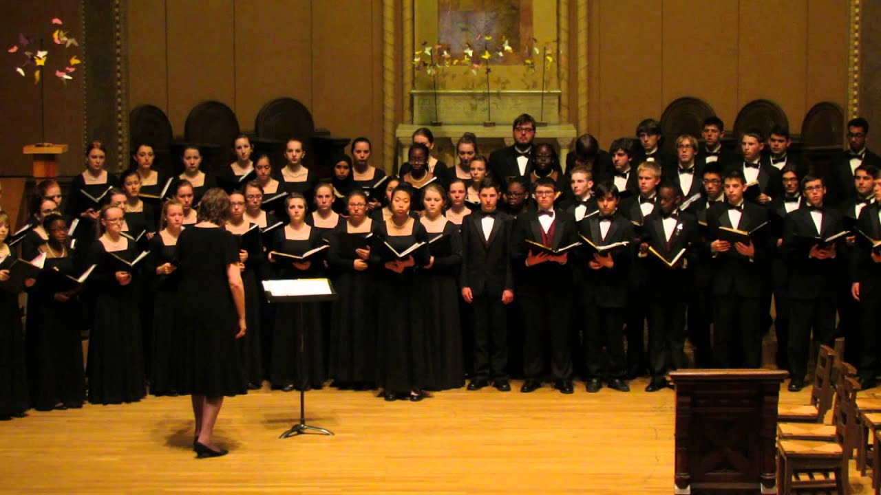 RH Singers sing "Baba Yetu" at First Church Cambride. Boston, Mass. May ...