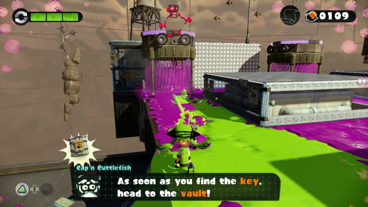 Splatoon: Hero Mode: Stage 12: Flooder Junkyard - YouTube