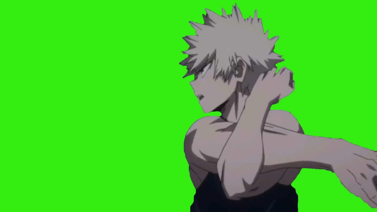 MY HERO ACADEMİA BAKUGO [GREEN SCREEN] - YouTube