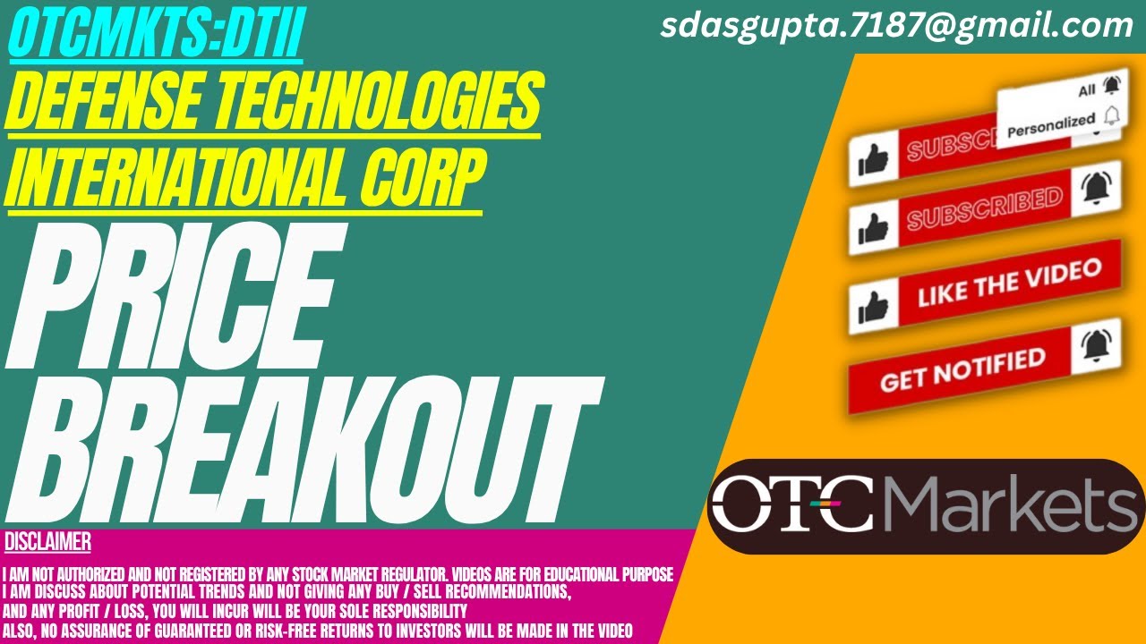 PRICE BREAKOUT : DTII STOCK ANALYSIS | DEFENSE TECHNOLOGIES ...