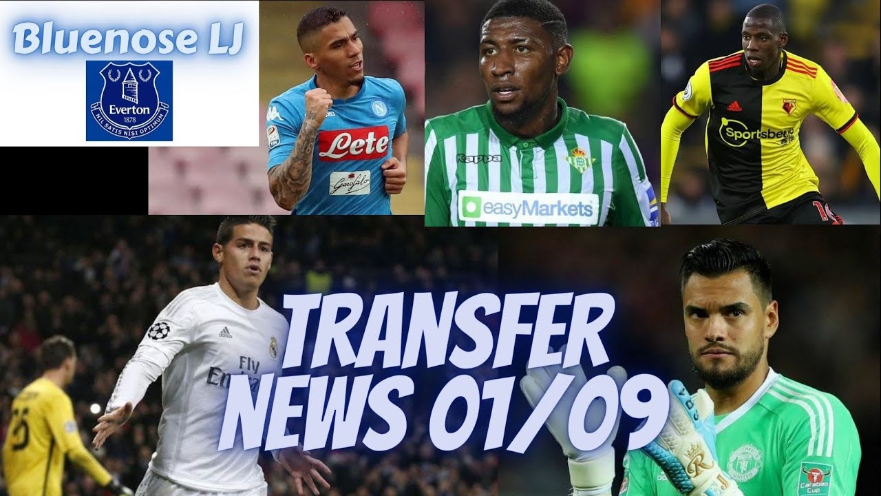 EVERTON TRANSFER NEWS 01/09 Todays Everton transfer rumours Everton ...