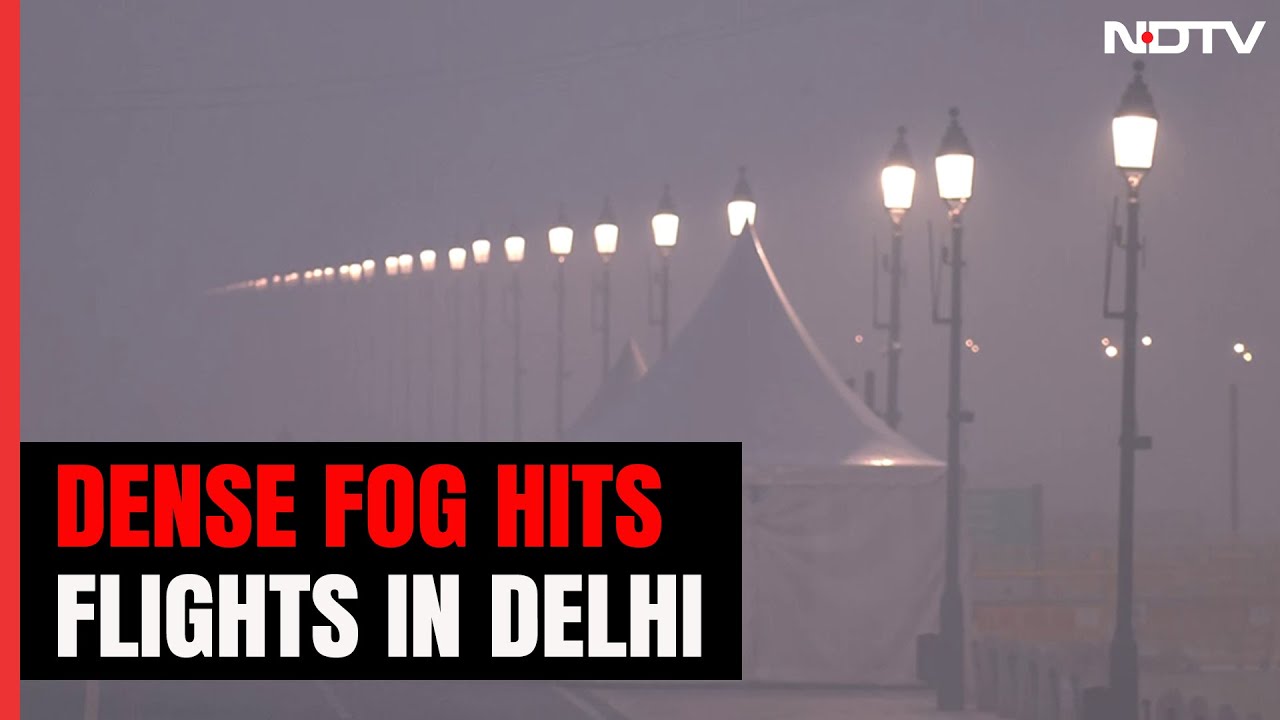 Flight Ops Hit At Delhi Airport As Fog Brings Down Visibility To Zero ...