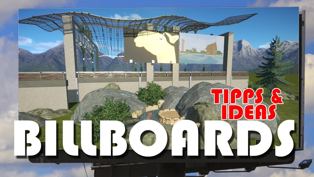 Planet Coaster - The Billboards - a true Gamechanger! Tips & Ideas ...