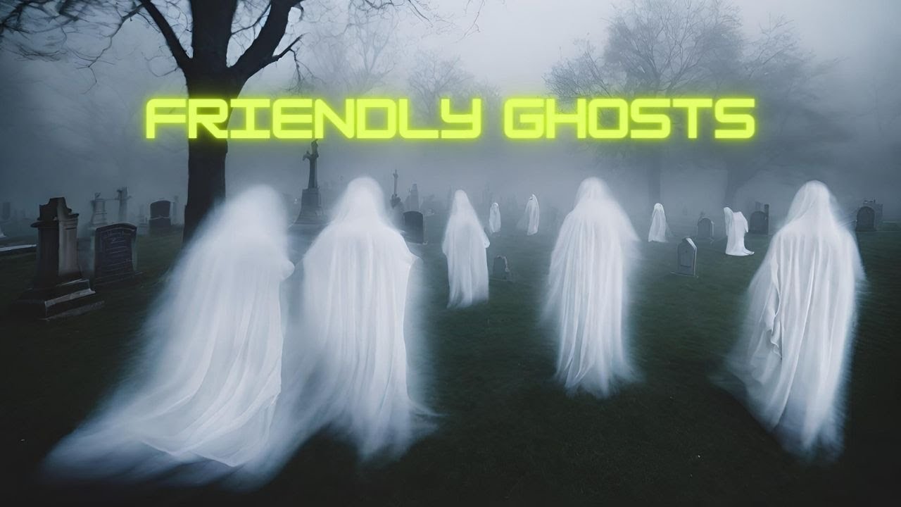 Friendly Ghosts | 2 Hours Spooky Halloween Music - YouTube