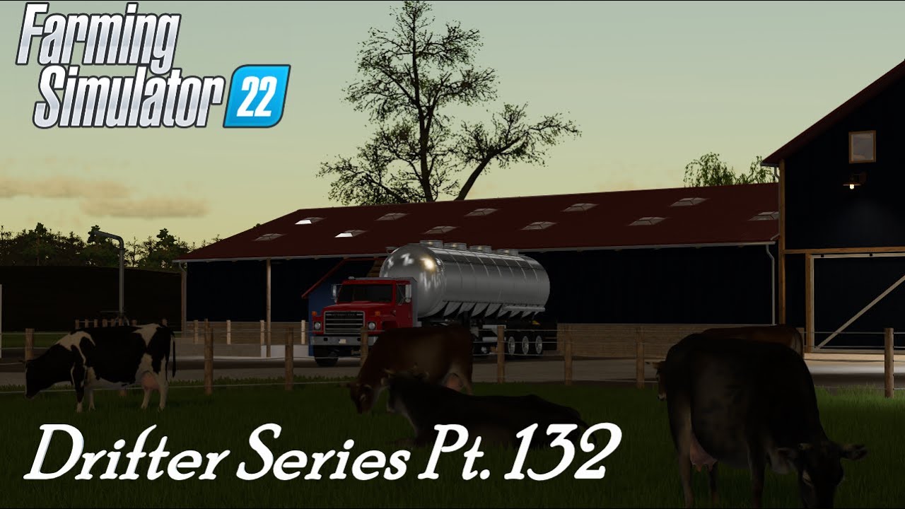 Farming Simulator 22| Drifter Series Pt. 132| More Cows - YouTube