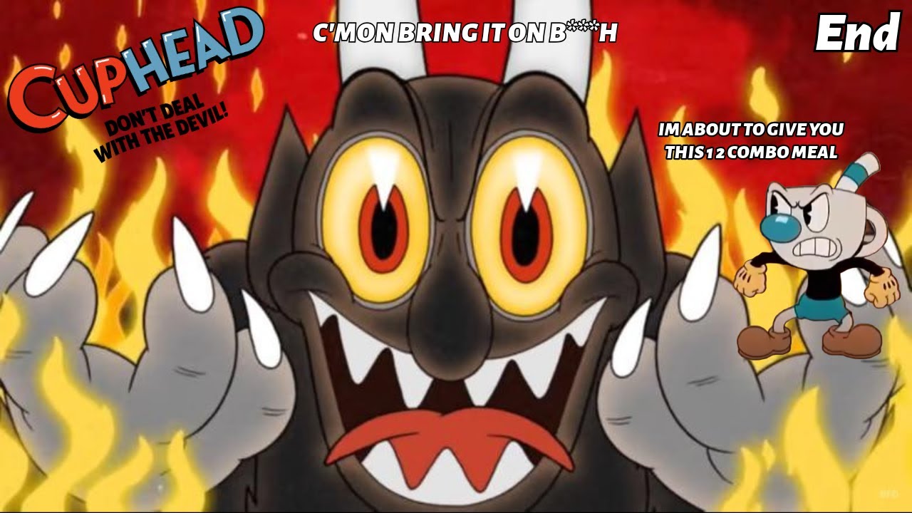 I DID IT I FINALLY DID SOMETHING IN THIS F**KING GAME - Cuphead End ...