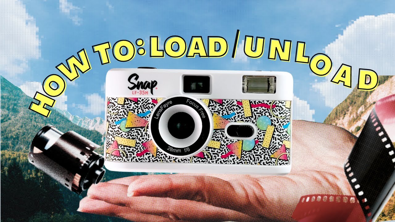 How to Load / Unload Film in the Snap LF-35M | LensFayre - YouTube