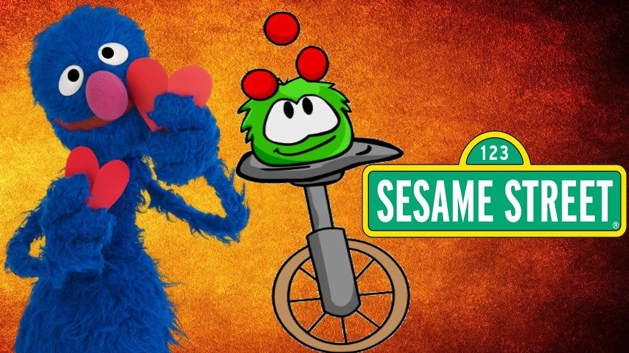 Fun Learn Colors Baby Kids Game Sesame Street Grover Sports Unicycle ...
