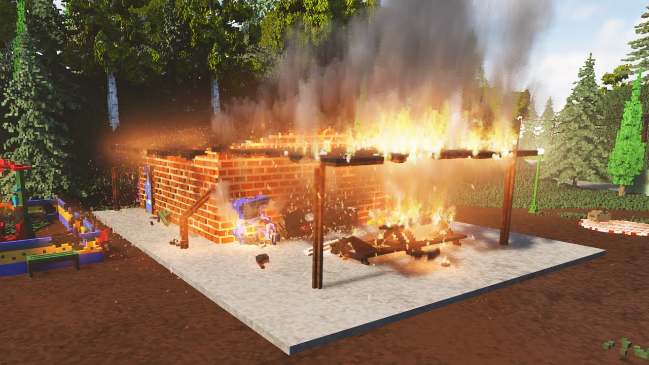 Teardown Fire And Demolition Physics #8 - YouTube