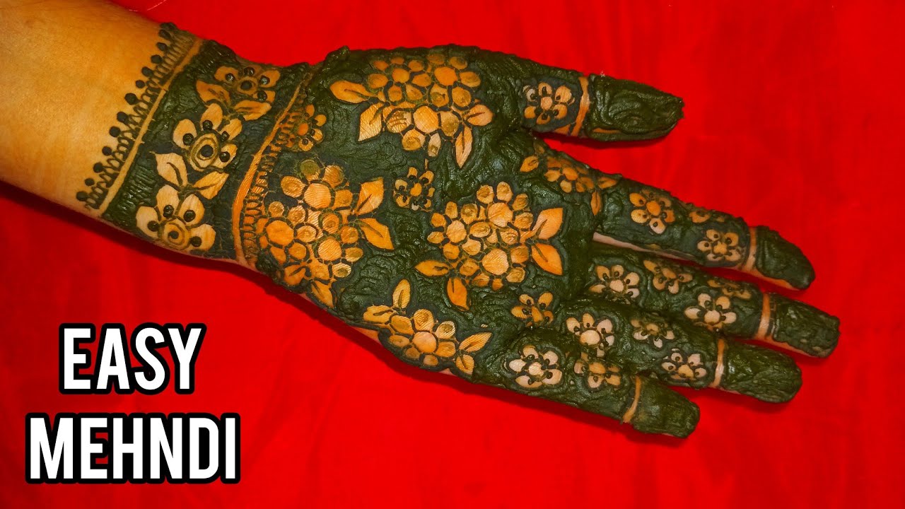 Beautiful Front Hand Mehndi Design 2024 || Front Hand Mehndi Design ...