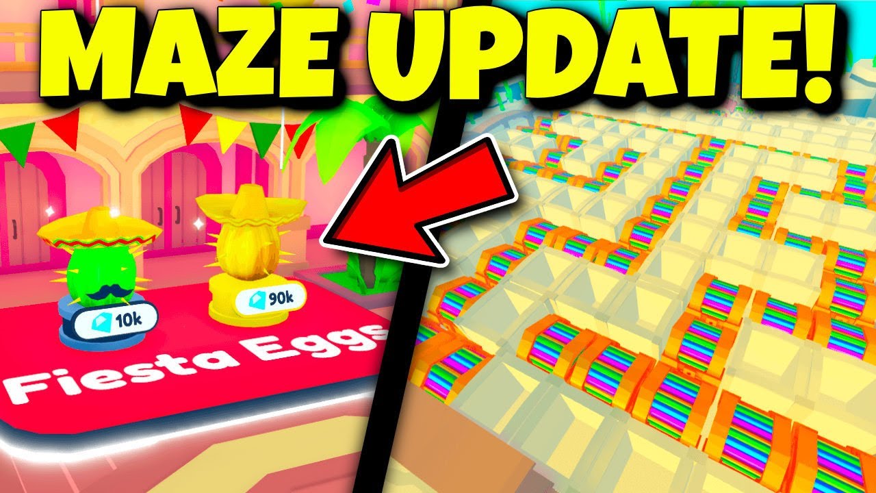 [LIVE] NEW MAZE UPDATE IN PET SIMULATOR X! Roblox - YouTube