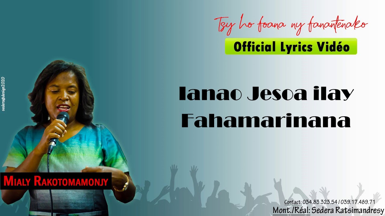 Rojo Ny Avo & Mialy RAKOTOMAMONJY "TSY HO FOANA NY FANANTENAKO" - YouTube