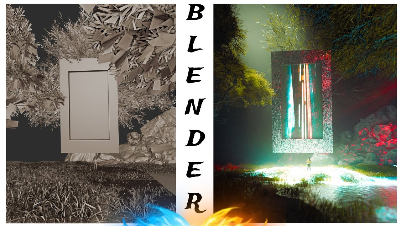 How to create cinematic render in blender..#blender #blender3d # ...