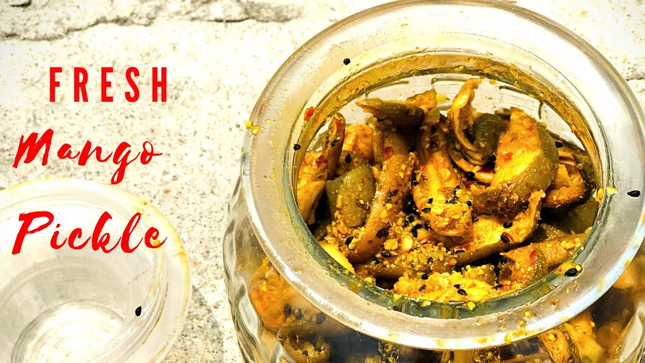 AAM KA ACHAR RECIPE I RAW MANGO PICKLE RECIPE I HOW TO MAKE MANGO ...