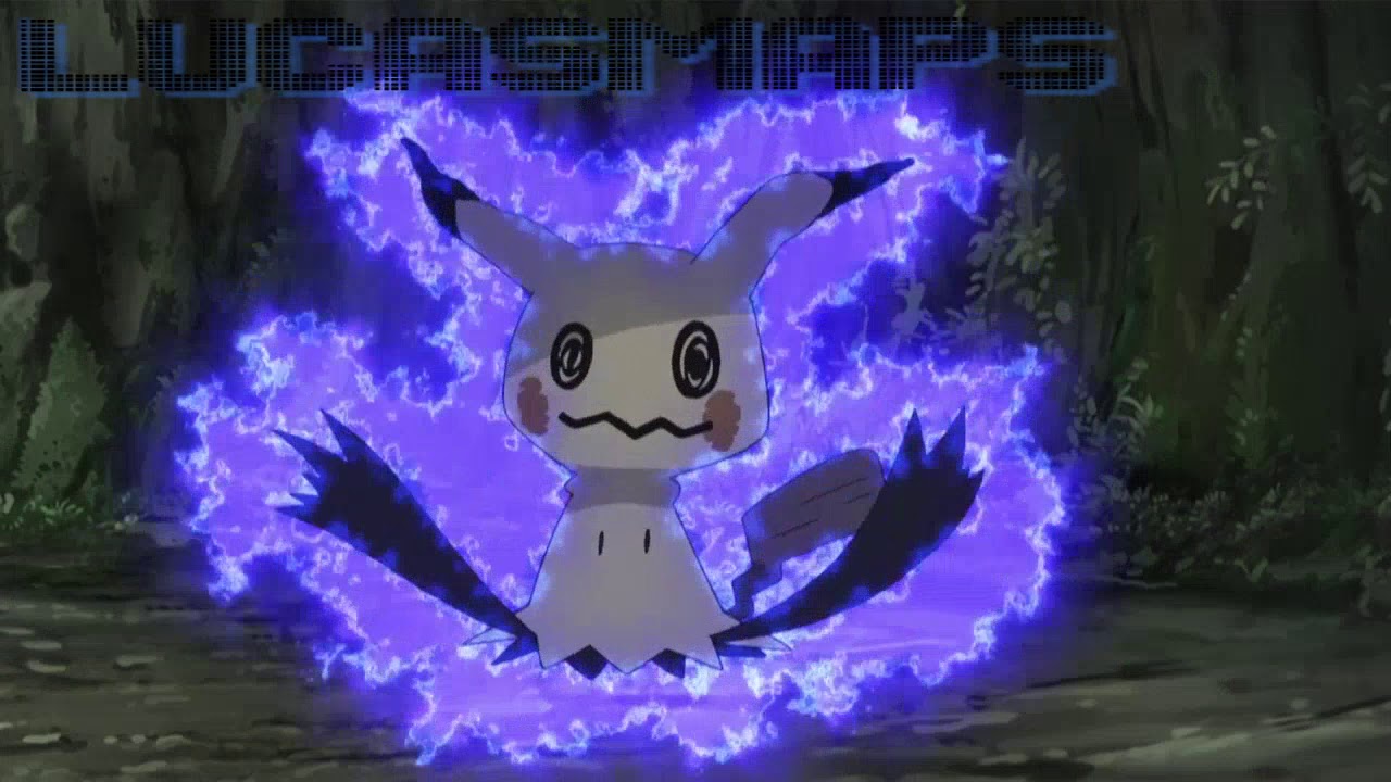 Pokémon Sun and Moon Episode 75: Mimikyu doing Pose-Z (Fairium Z) - YouTube