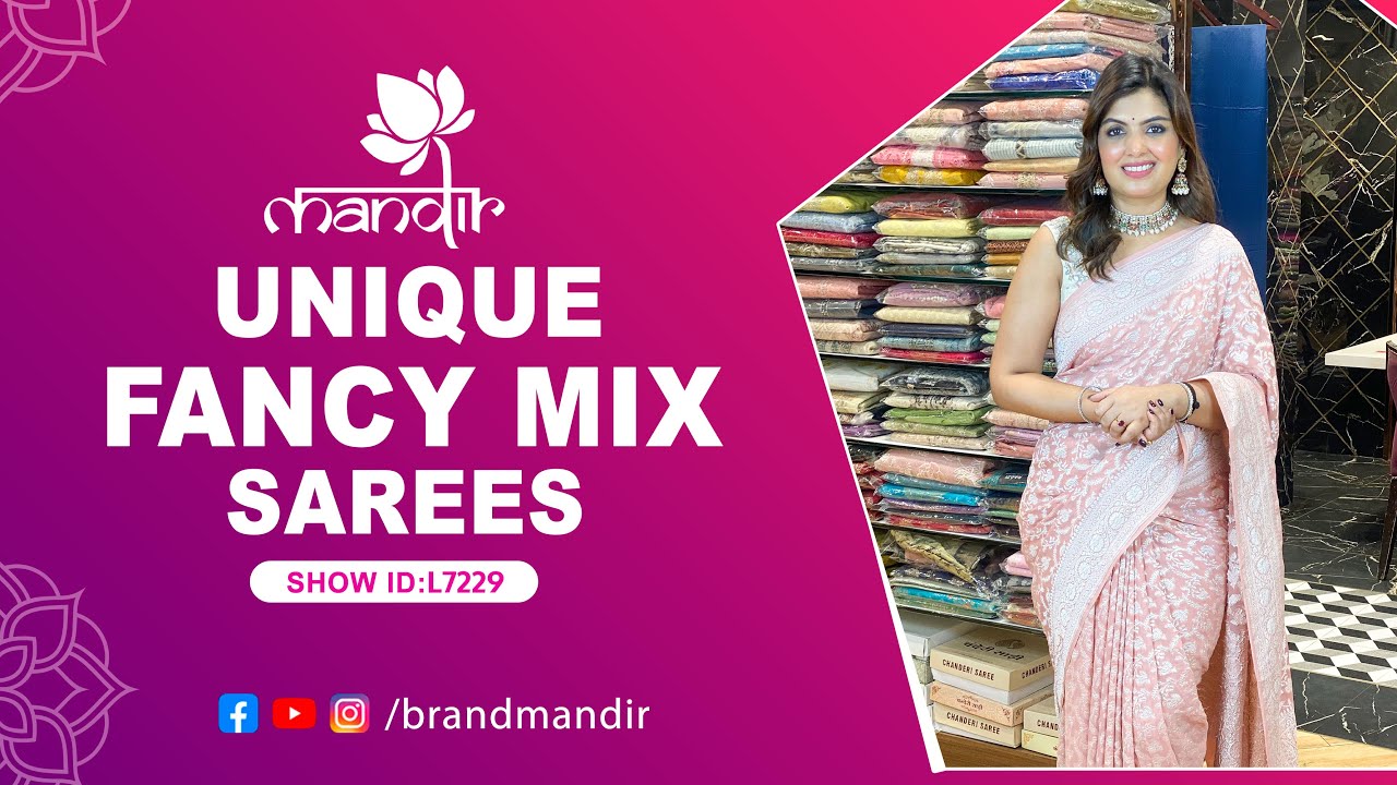 Unique Fancy Mix Sarees Collection | WhatsApp Number 733 733 7000 ...