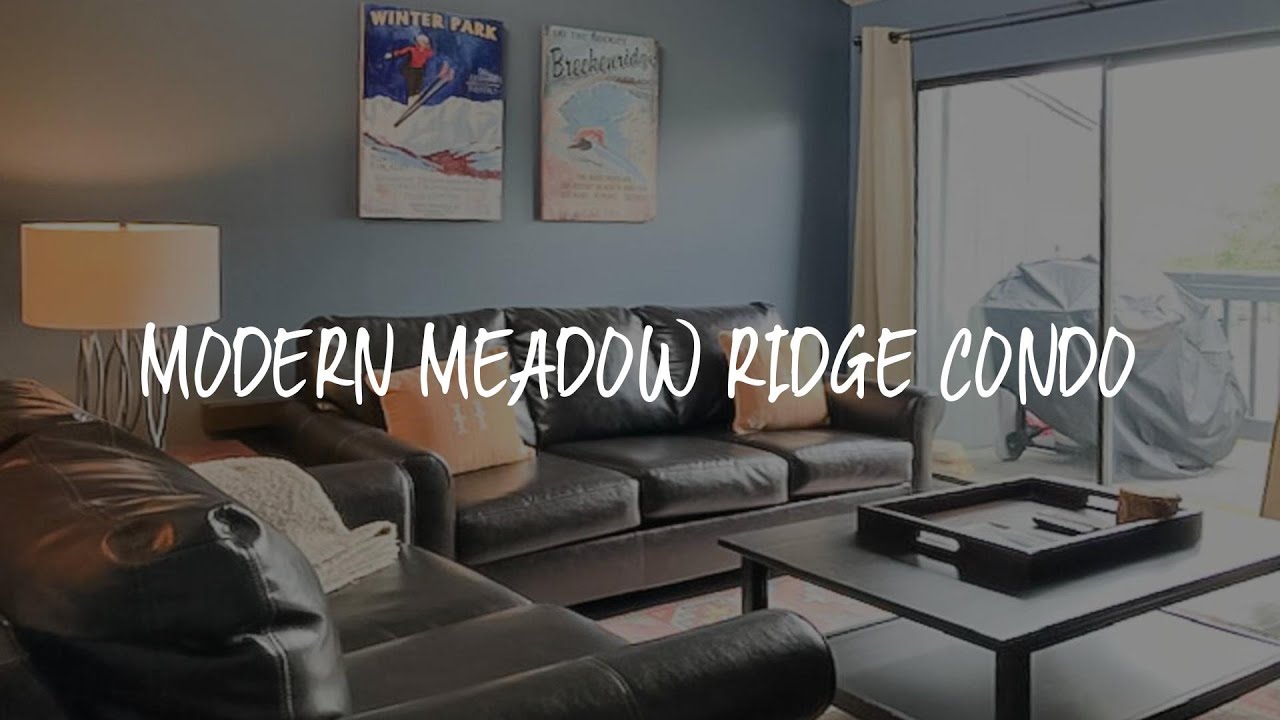 Modern Meadow Ridge Condo Review - Fraser , United States of America ...