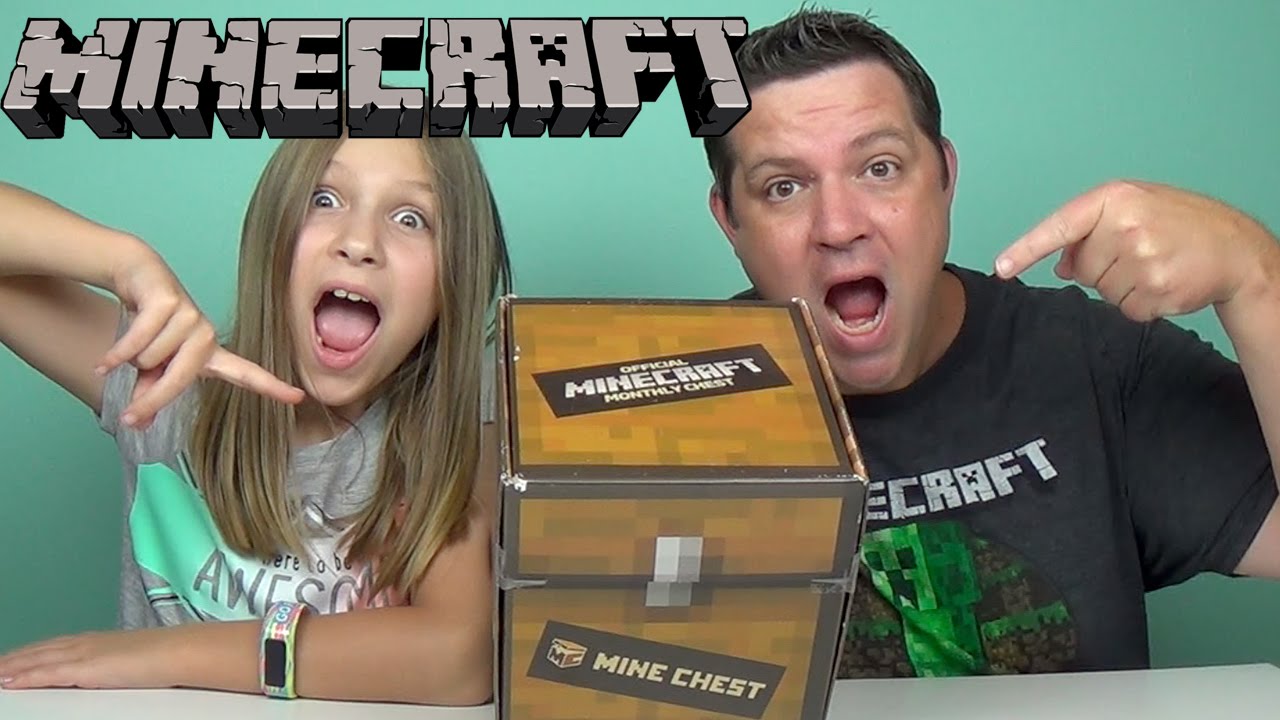 Minechest Official Minecraft Monthly Chest Subscription Box - YouTube