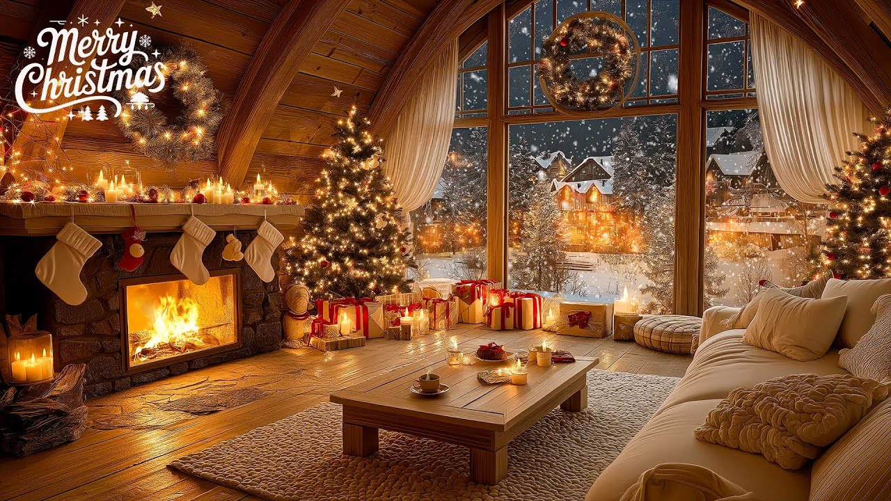 Relaxing Christmas Music 2026 🔥 Soothing Christmas Ambience with ...