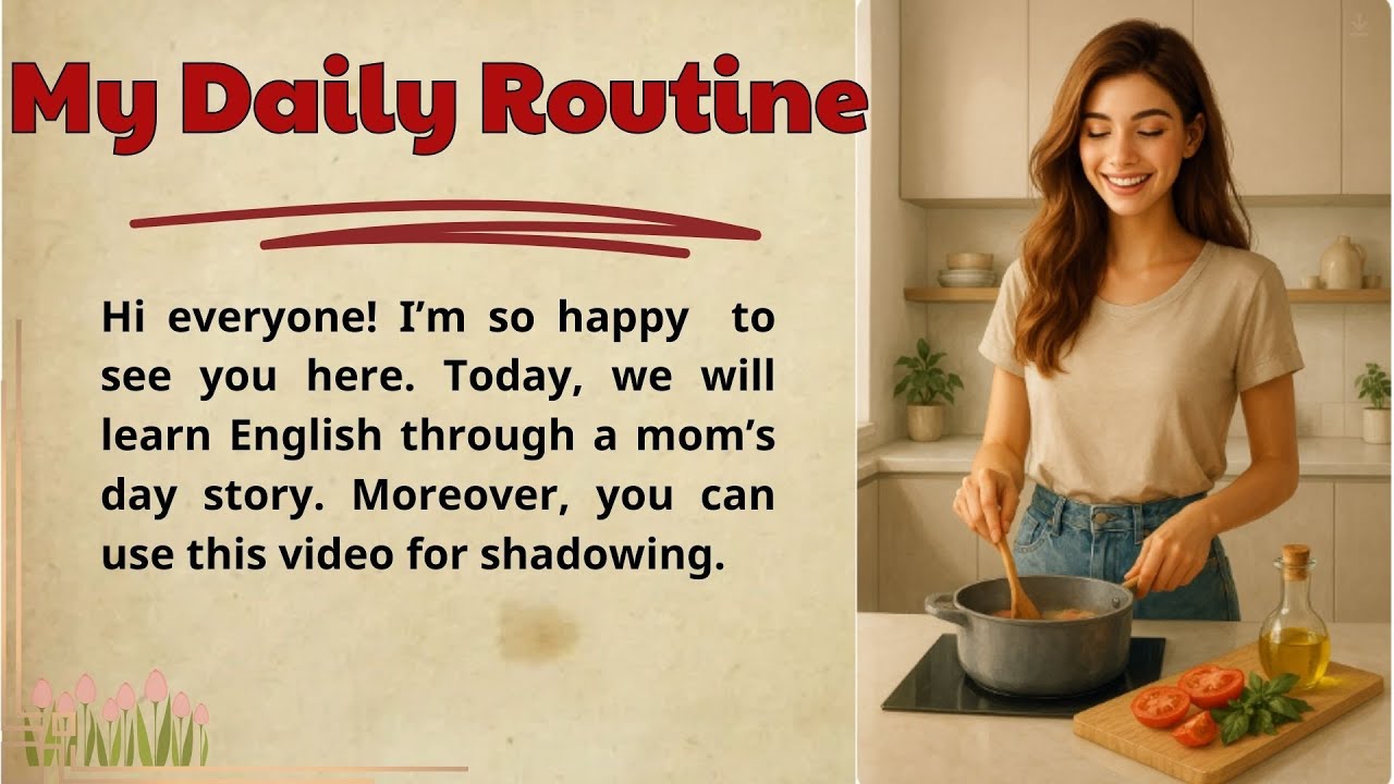 Chapter 16 - My Daily Routine! Learning English Through Story Level 1 ...