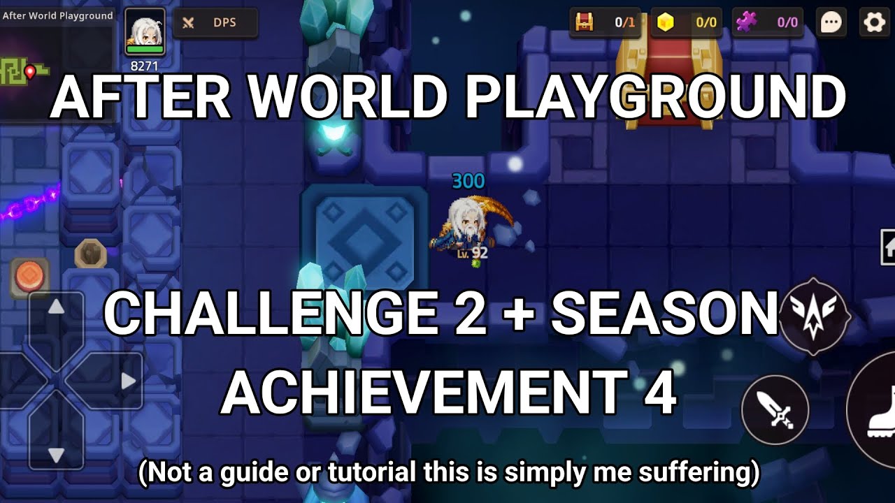 Clearing AfterWorld Playground Challenge without taking damage.... is ...