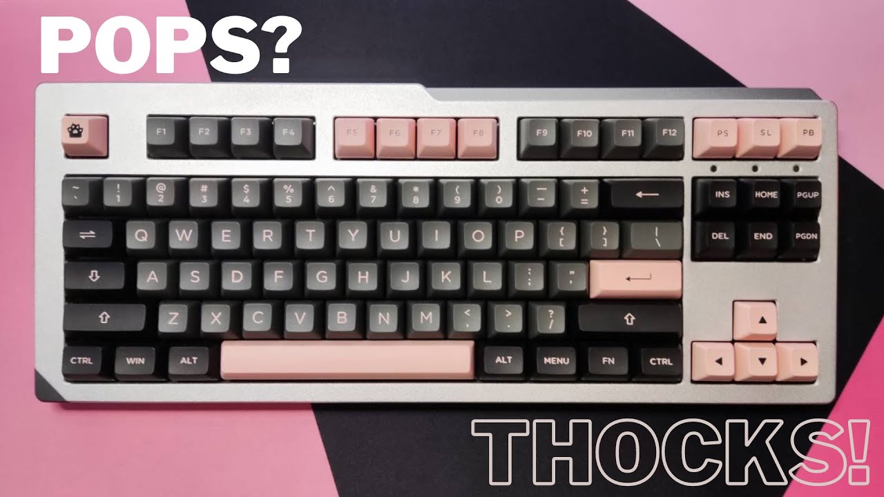 This Budget Custom Keyboard build is Poppy and Thocky! - Akko Mod001 MX ...