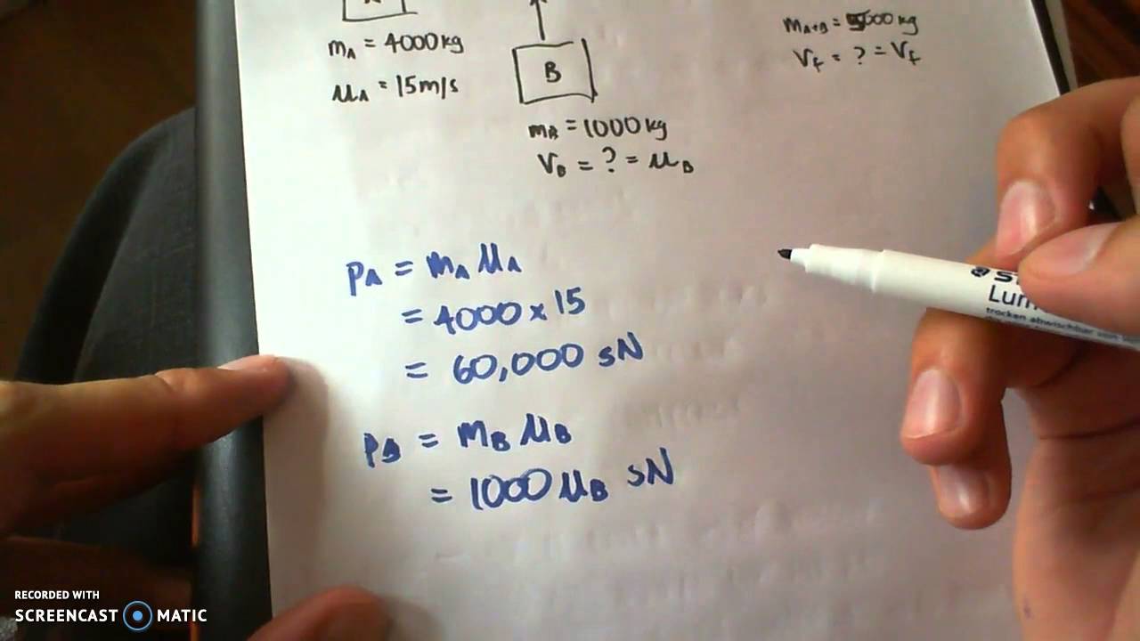 Momentum - Example 2D Calculation - YouTube