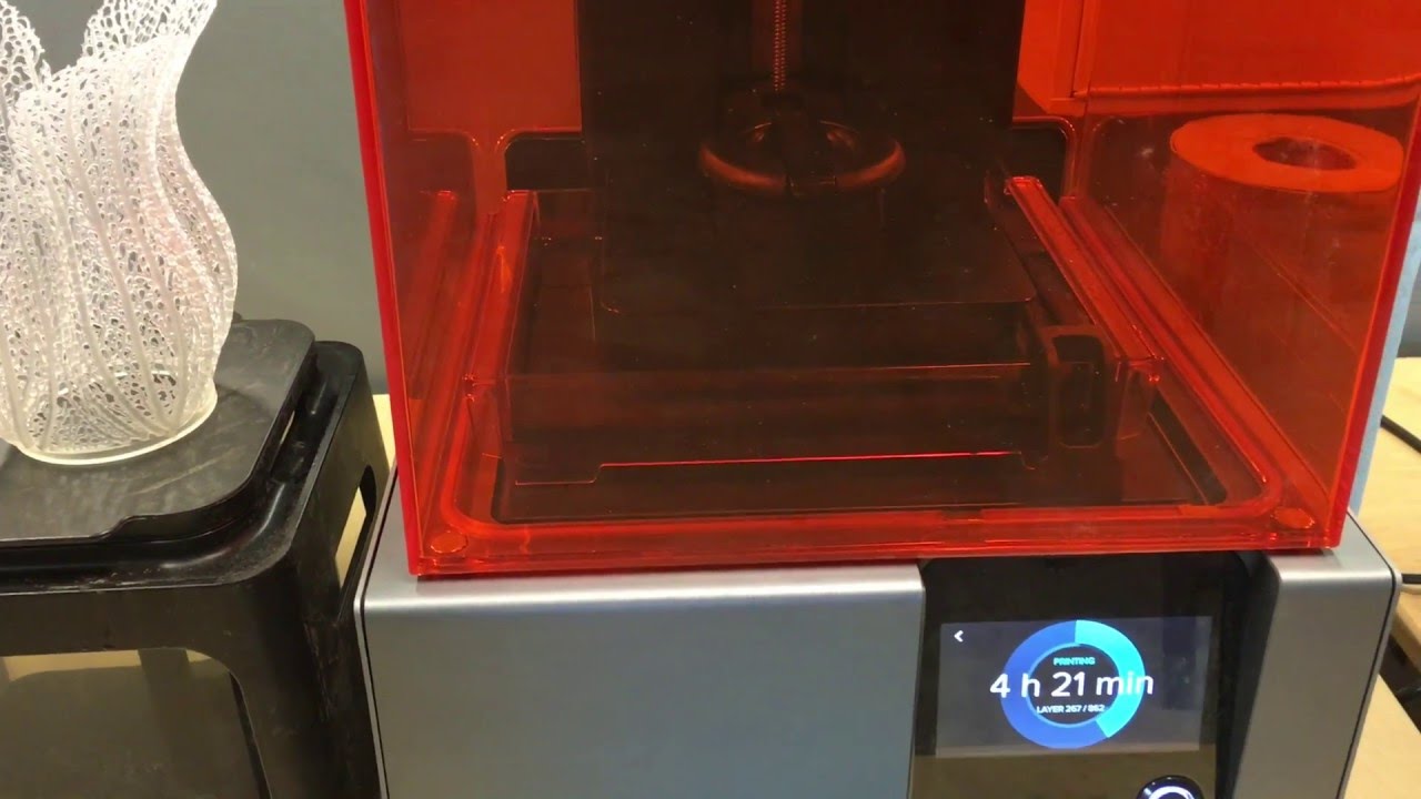 FormLab SLA Print - Prototyping Parts for Return Air System - YouTube