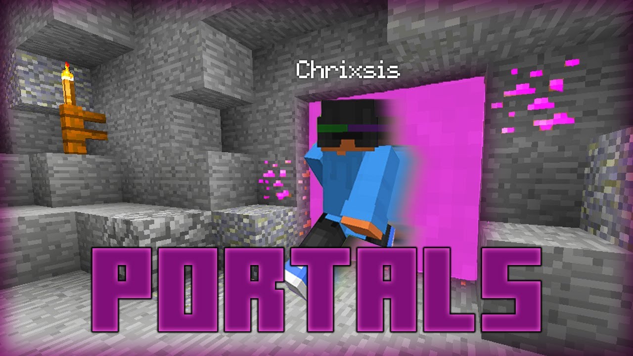 JUMPING THROUGH PORTALS w/@RealNateMC | Minecraft Parkour - YouTube