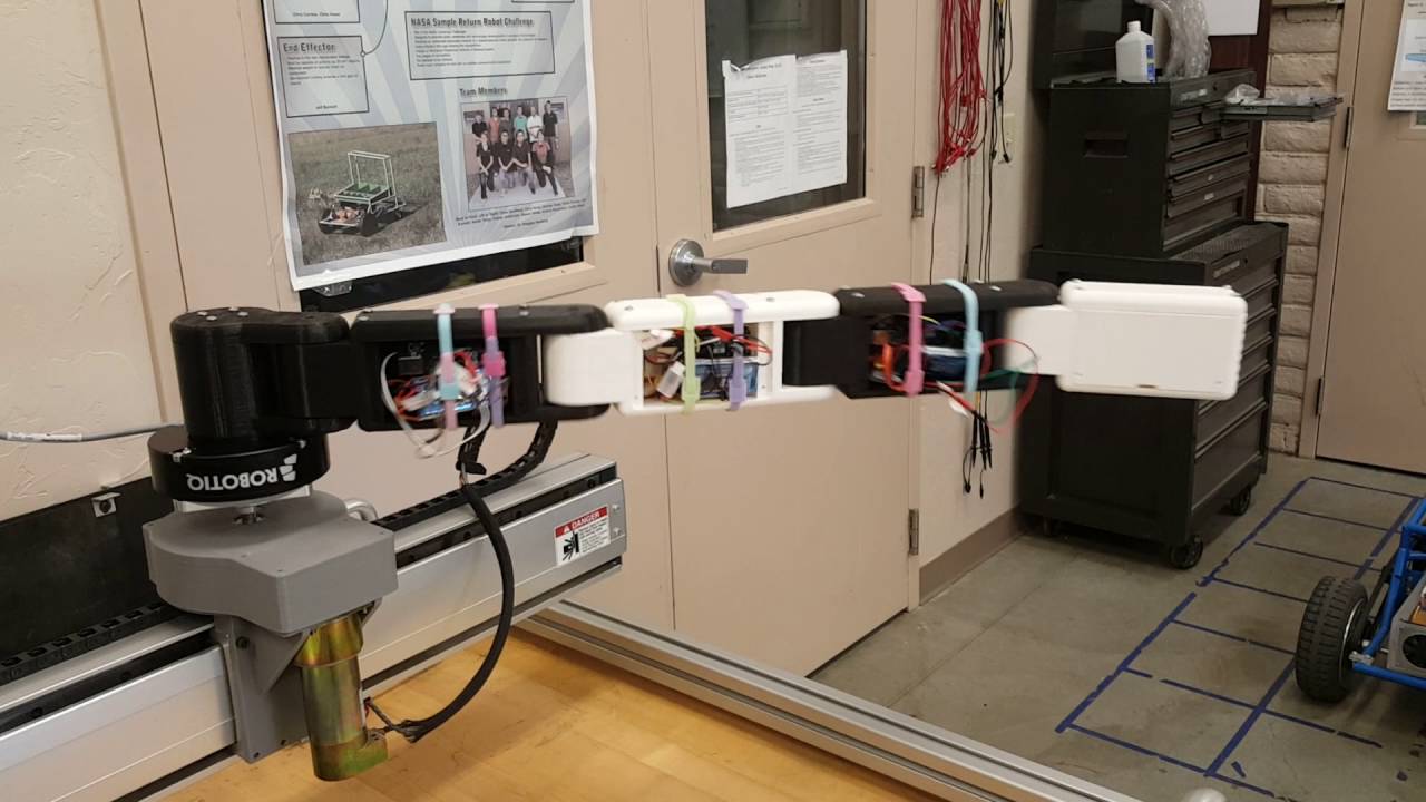 Redundant Space Robot and Robotics Platform - YouTube