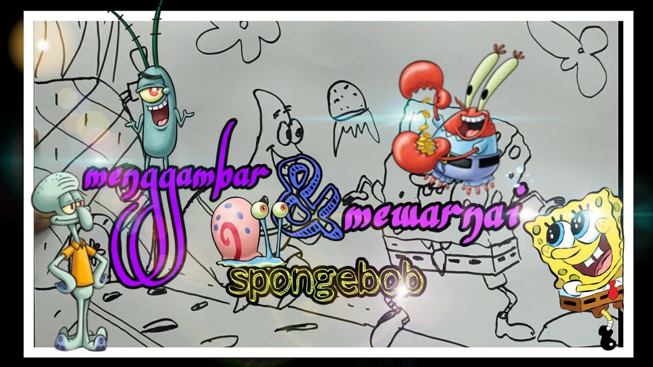 Menggambar Spongebob untuk pemula - YouTube