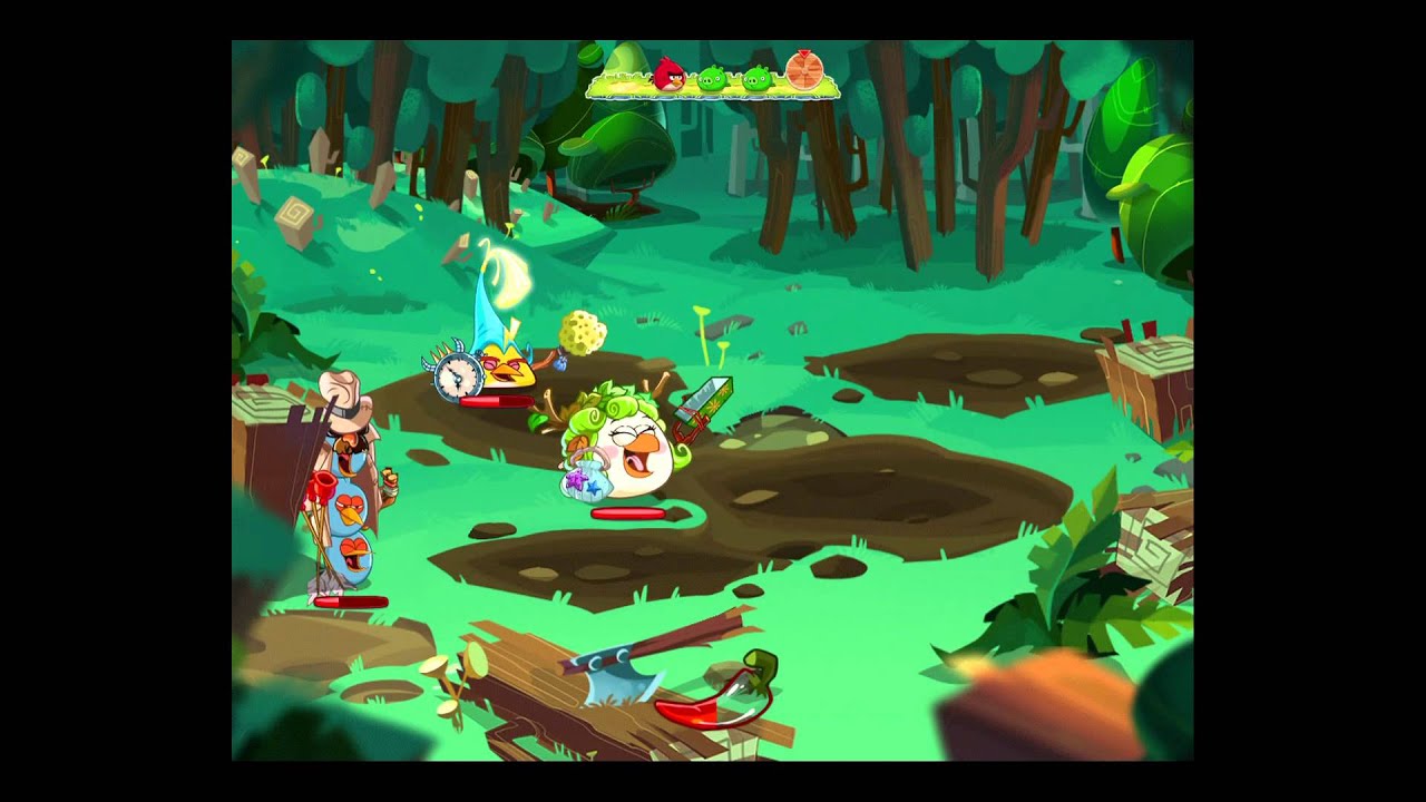 Angry Birds Epic - Square Forest Level 1 Walkthrough - YouTube