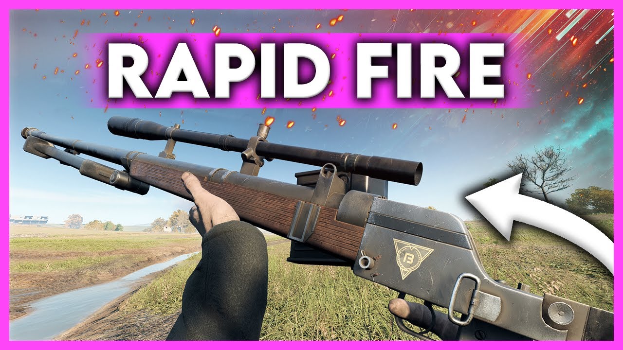 I TURNED this SNIPER into Rapid Fire in Battlefield 5 - YouTube