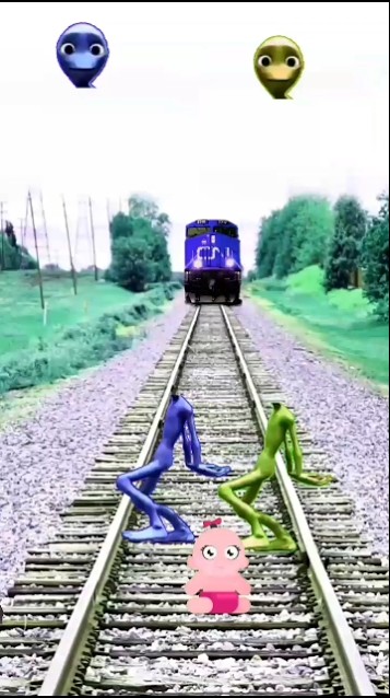 crying baby and alien vs high speed train funny vfx magic video#shorts# ...