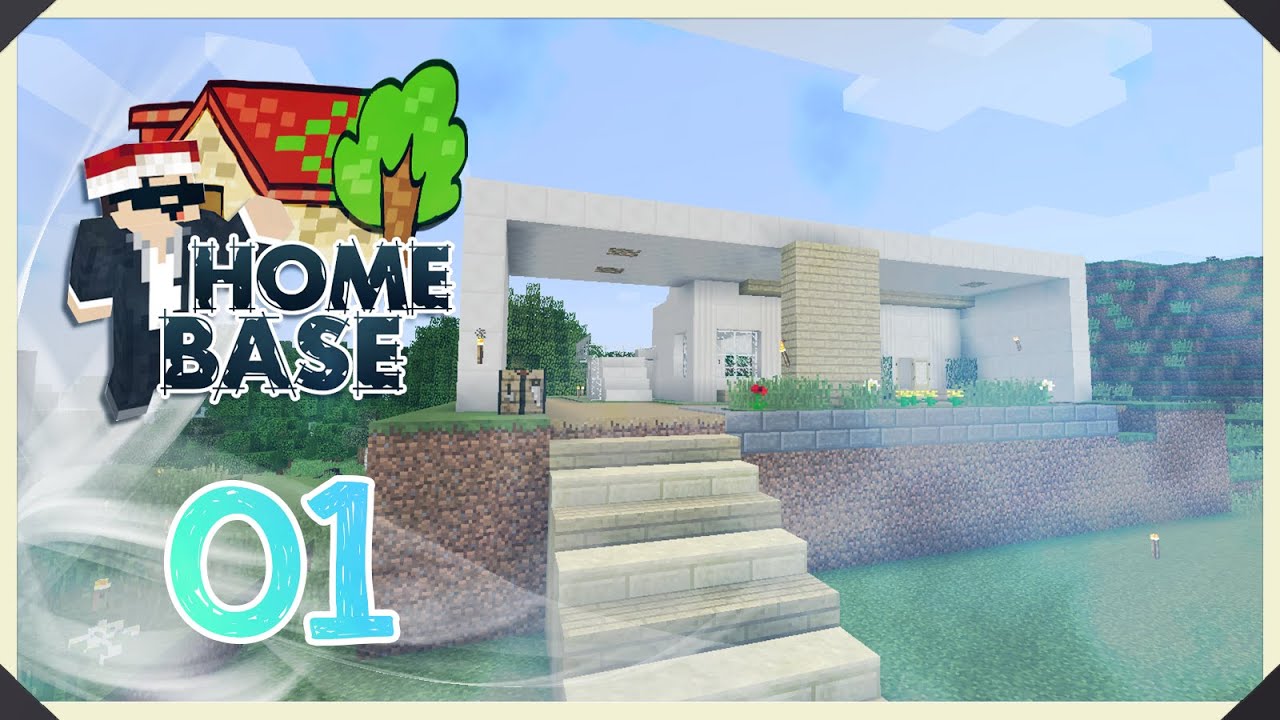 MineCraft : Home Base #1 新居落成 小康之家 - YouTube