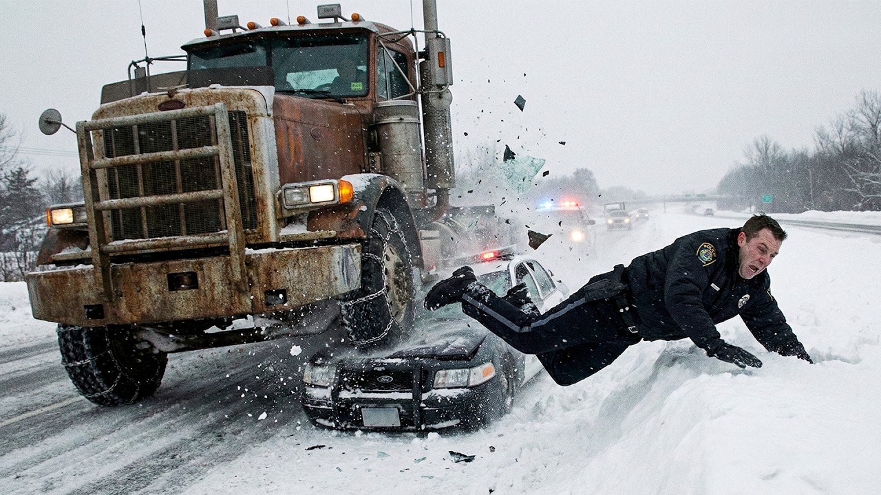 Idiots With Diesel Trucks: Ice Road Madness Caught On Camera | EXTREME ...