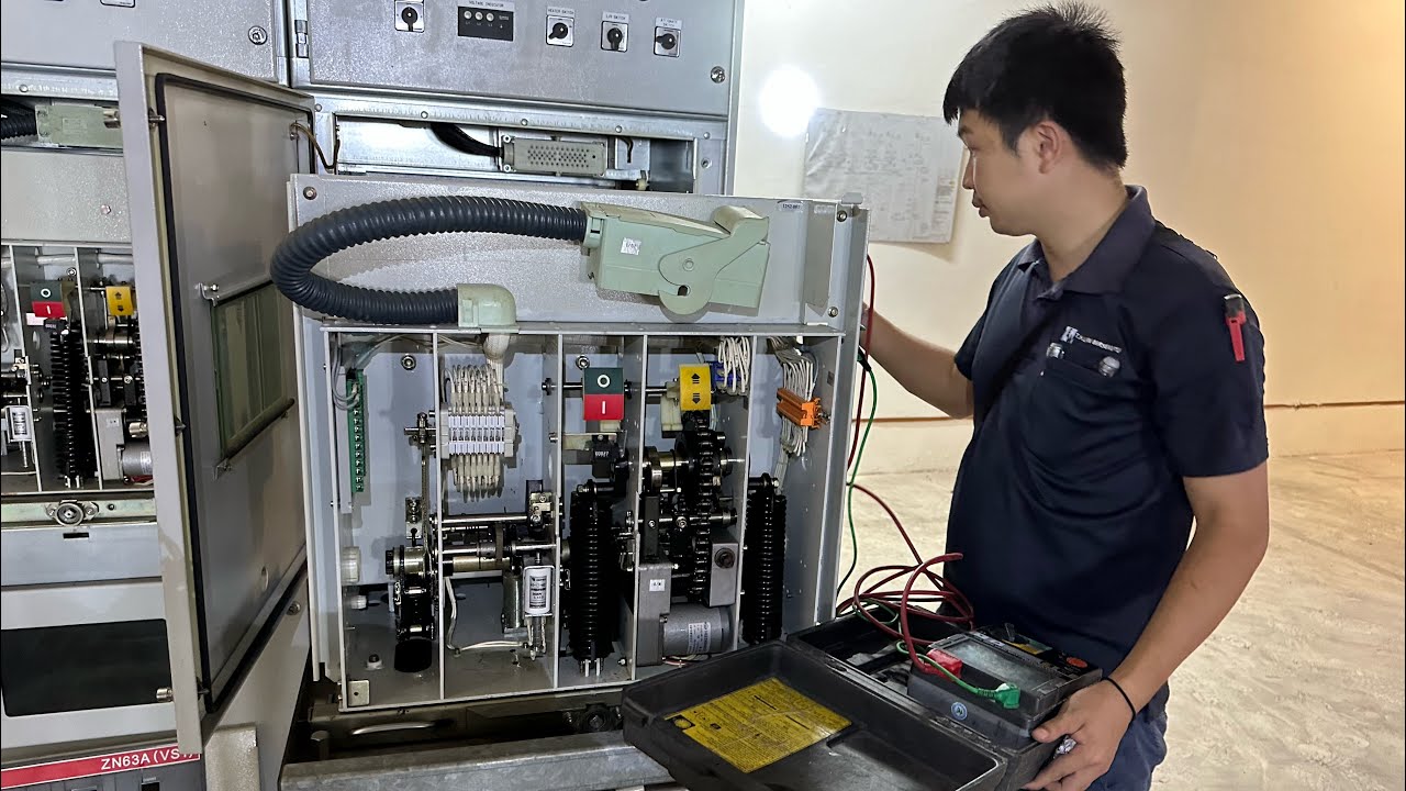 Servicing of 11kv panel - YouTube