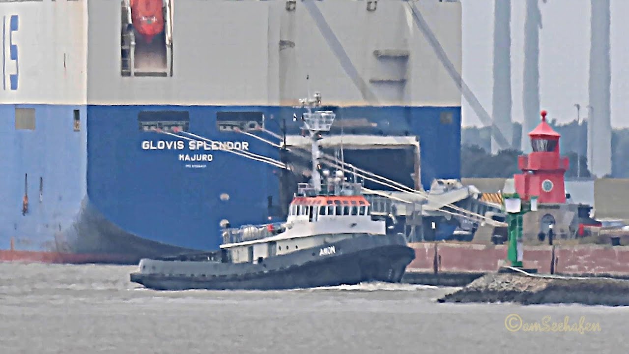 Autotransporter GLOVIS SPLENDOR RoRo car carrier V7IM3 IMO 9702431 ...