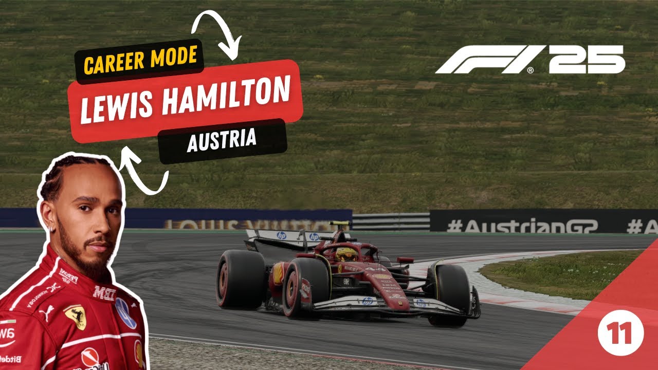F1 25 – Lewis Hamilton Career Mode - Austria GP - Gameplay - Part 11 ...