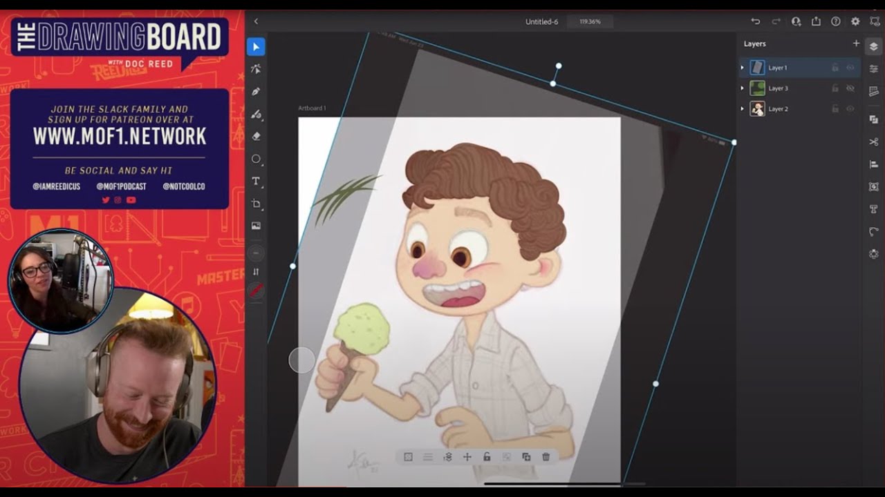 S1E4: The Drawing Board with Doc Reed - Pixar's Luca - YouTube