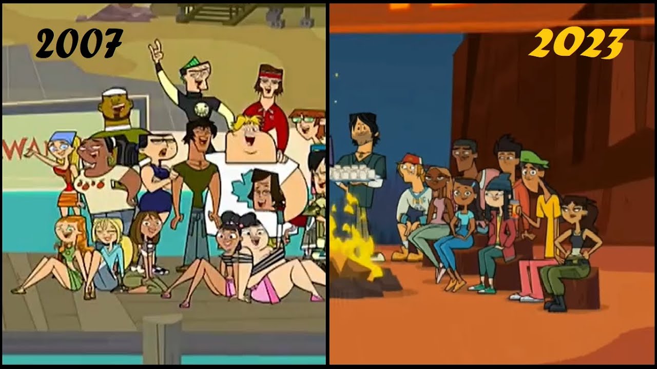 Total Drama | Intro Evolution | 2007 - 2023 - YouTube