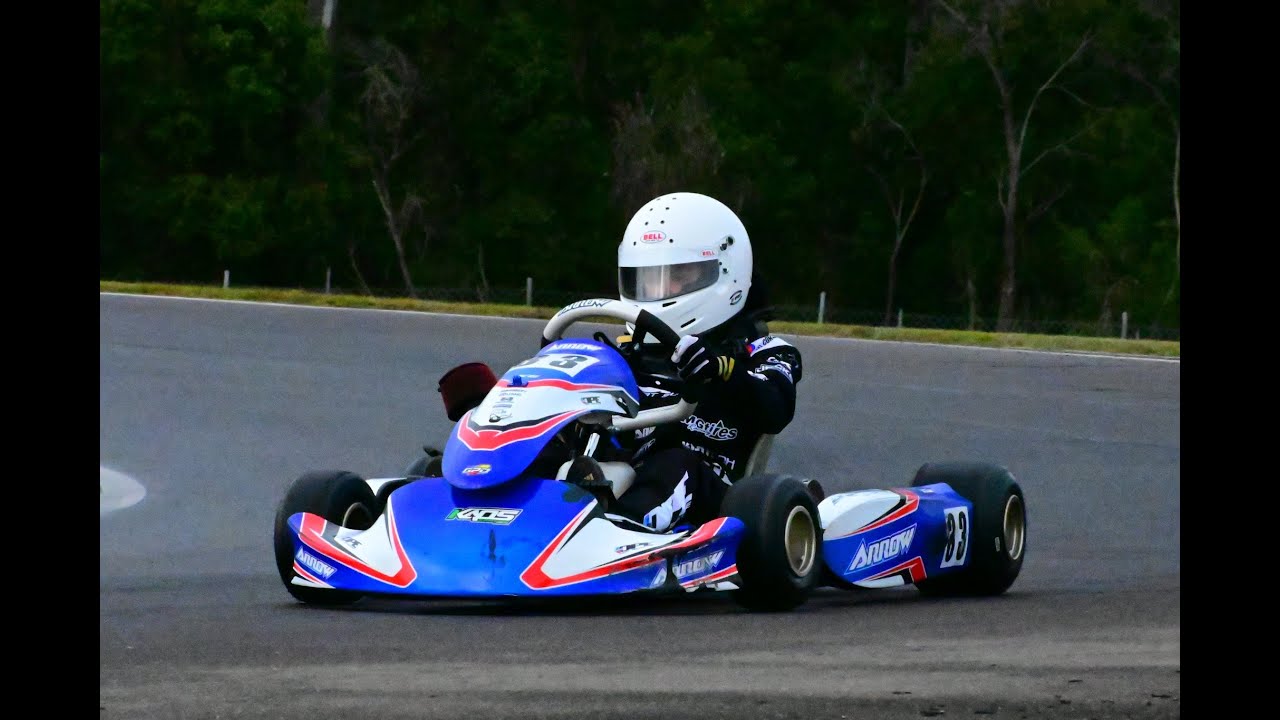 Cooloola Kart Club Heat 1 4SS Junior - YouTube