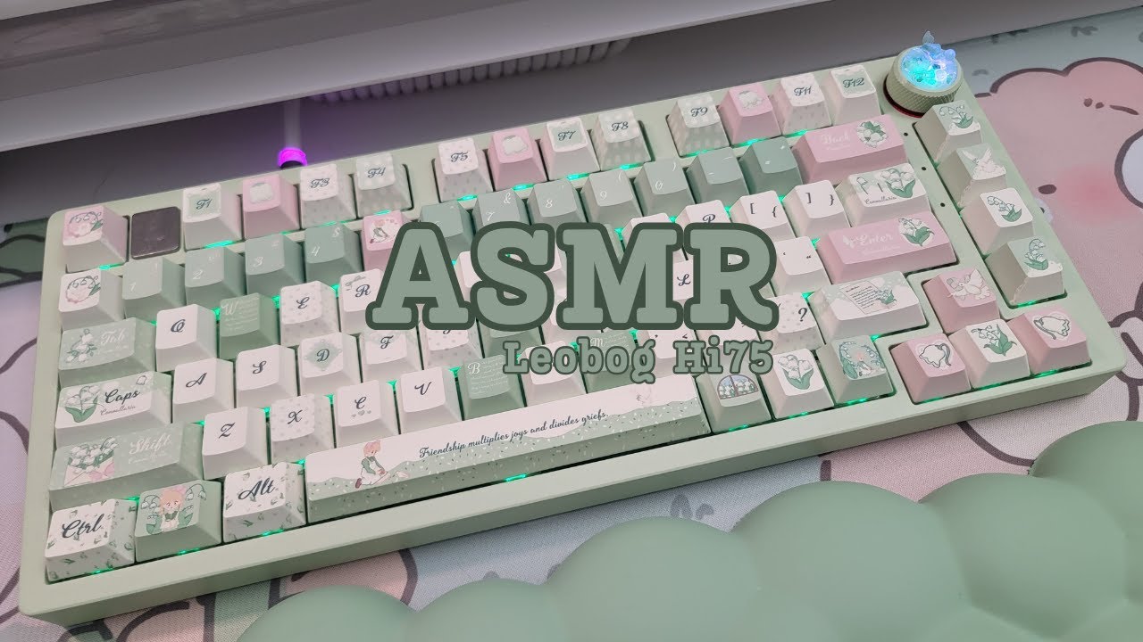 ASMR Leobog Hi75 typing Anne of Green Gables by Lucy Maud Montgomery ...