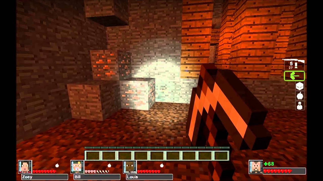 Left 4 Dead 2 - Minecraft - ( Deathcraft 2 ) part 1/2 - YouTube
