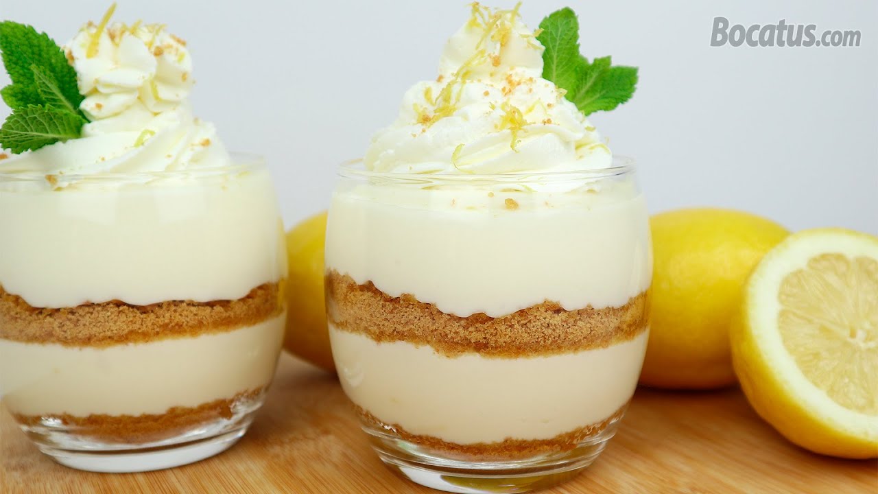 El Postre de Limón mas fácil, rápido y delicioso - YouTube