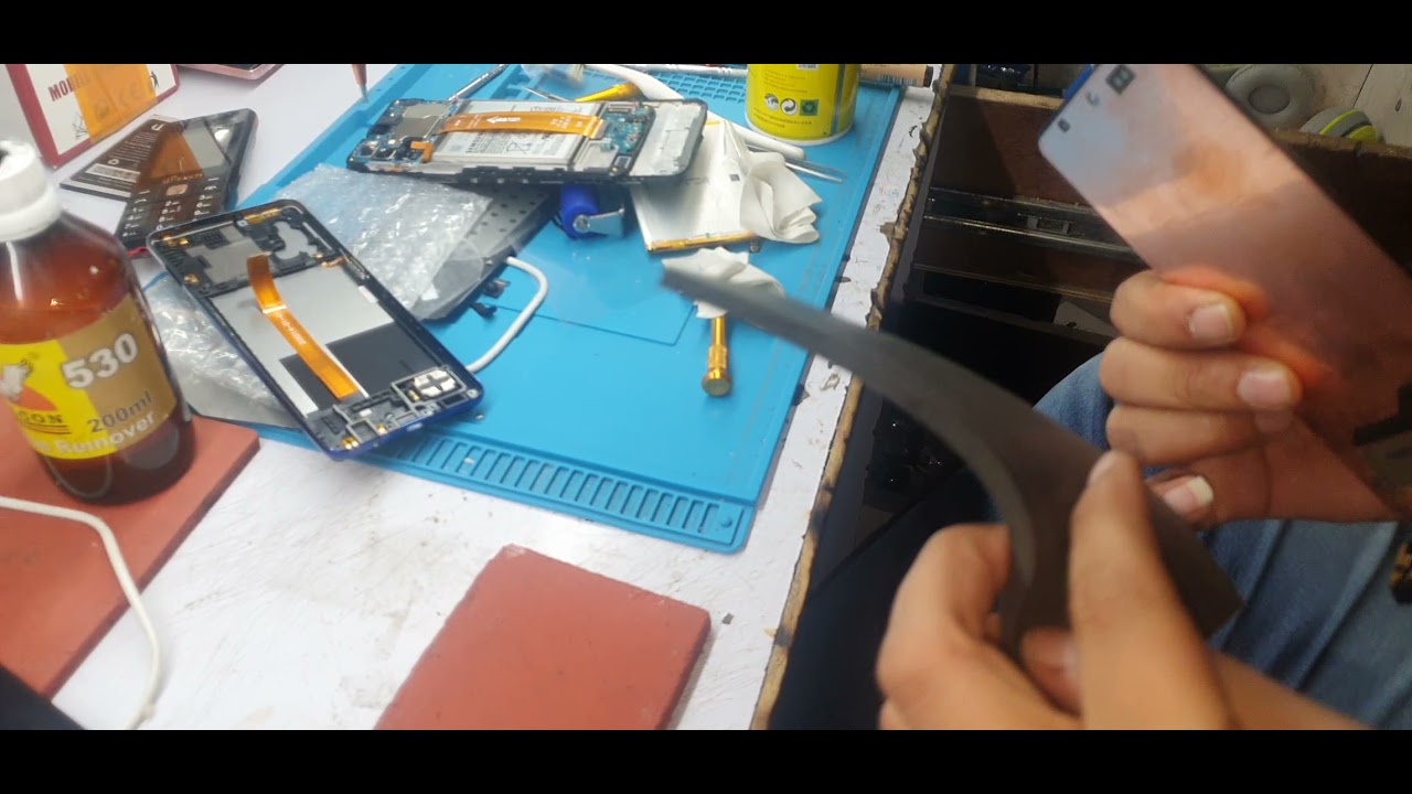 SAMSUNG M31 | GLASS CHANGE MACHINE - YouTube