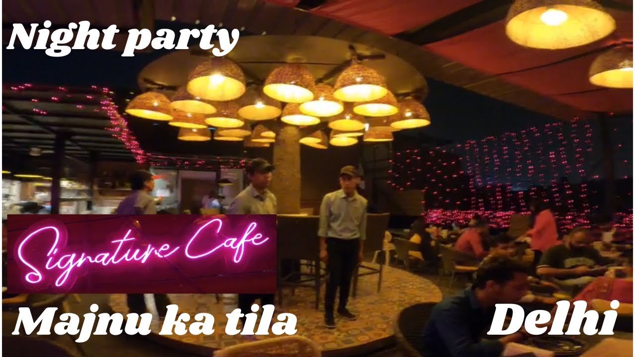 party at majnu ka tila...delhi....signature cafe...MT... - YouTube