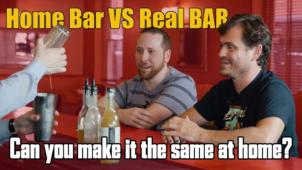 Home Bar vs Real Bar in Raleigh NC - YouTube