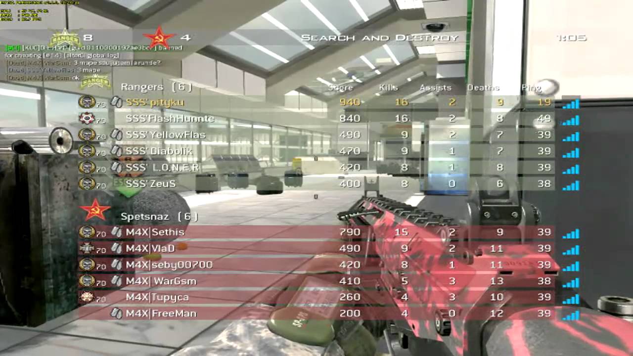SSS' vs M4X Modern Warfare 2 Clan War -aiw- - YouTube